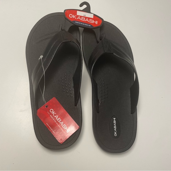 Okabashi | Shoes | Nwt Mens Okabashi Voyager Black Flip Flops 2 | Poshmark